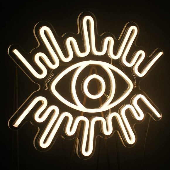 Urban Outfitters | Party Supplies | Pink Evil Eye Greek Spiritual Neon ...